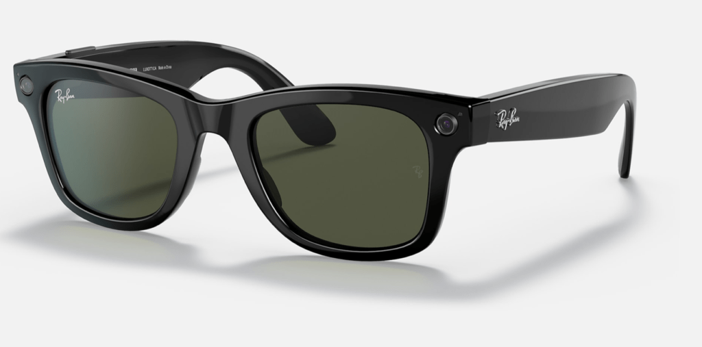 3. Lentes de sol de Ray Ban con cámara y auriculares - Pampa Express